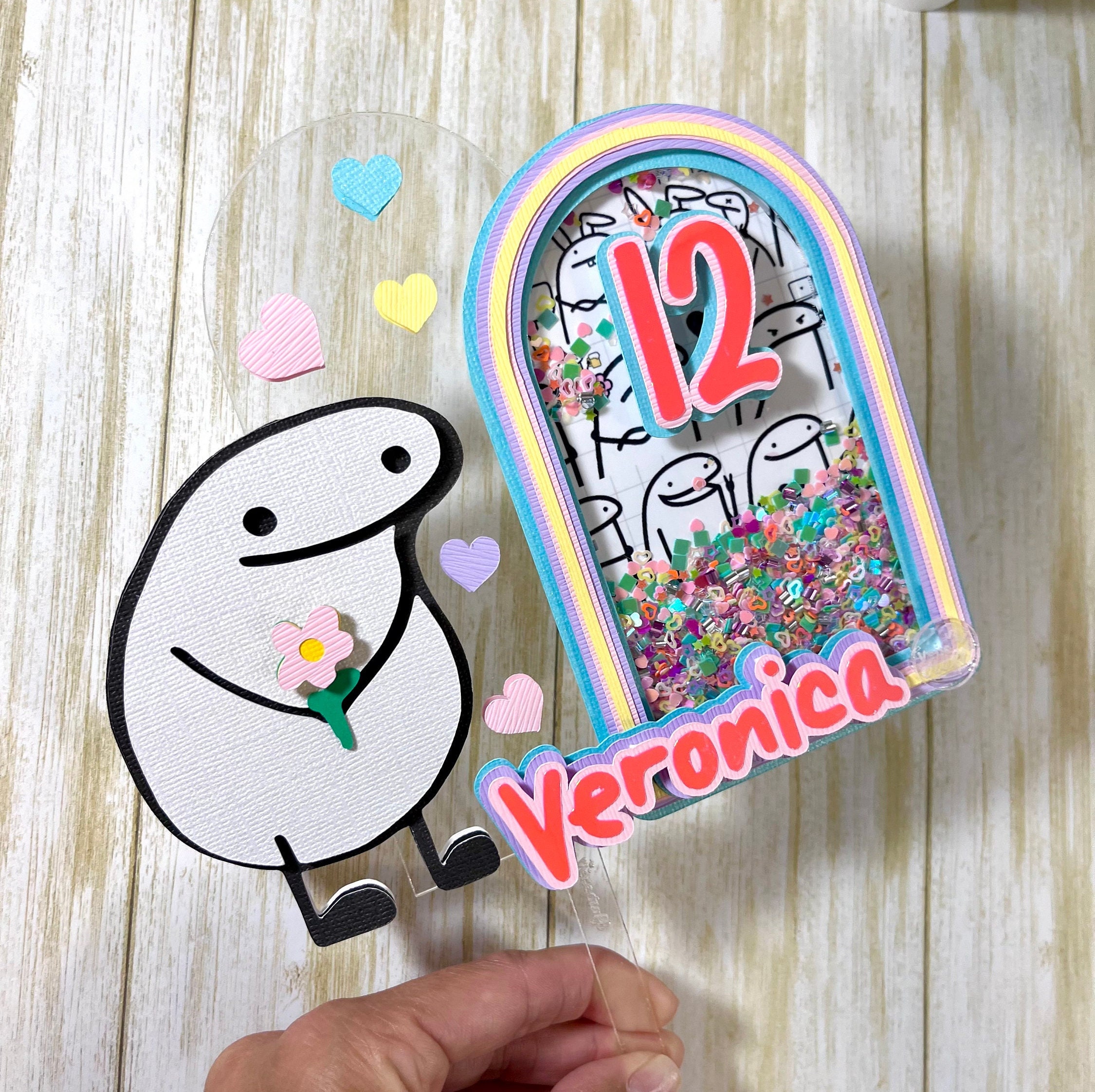 Flork Cake Topper. Party Decoration. Flork Shaker Cake Topper. - Etsy ...