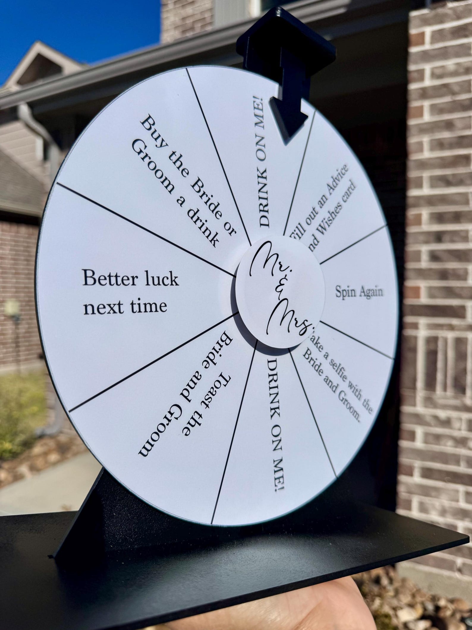 Party Games Fortune Wheel. Custom Prize Roulette. Wedding Fun. Spin the ...