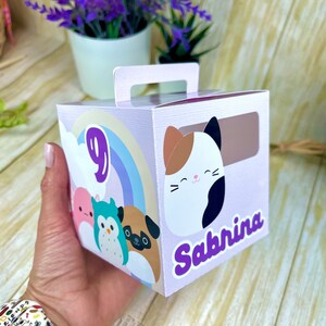 Squishmallows Favor Boxes. Squishmallows Party Decoration ...