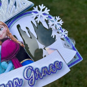 Frozen Cake Topper. Party Decoration. Frozen Disney Birthday. Elsa and ...