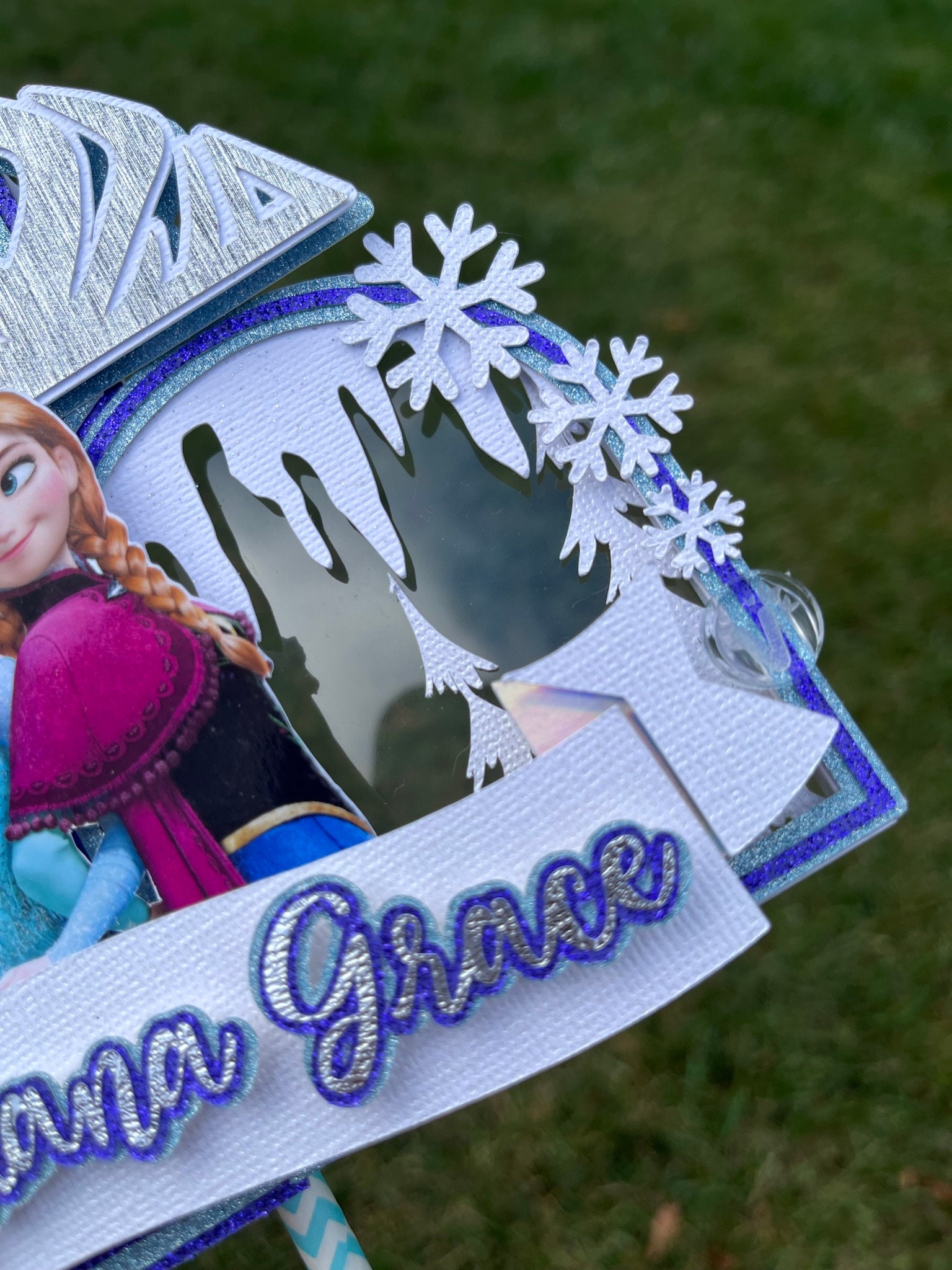 Frozen Cake Topper. Party Decoration. Frozen Disney Birthday. - Etsy