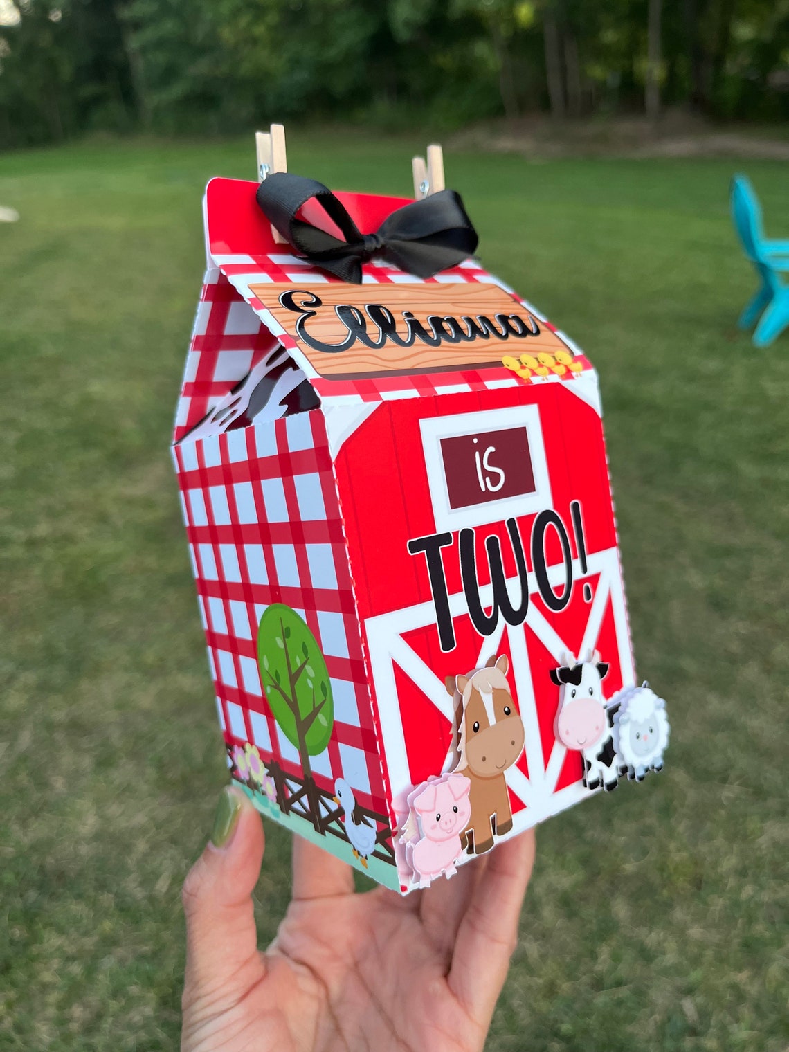 Farm Milk Box. Farm Girl Favor Boxes.farm Girl Party. Baby Shower ...