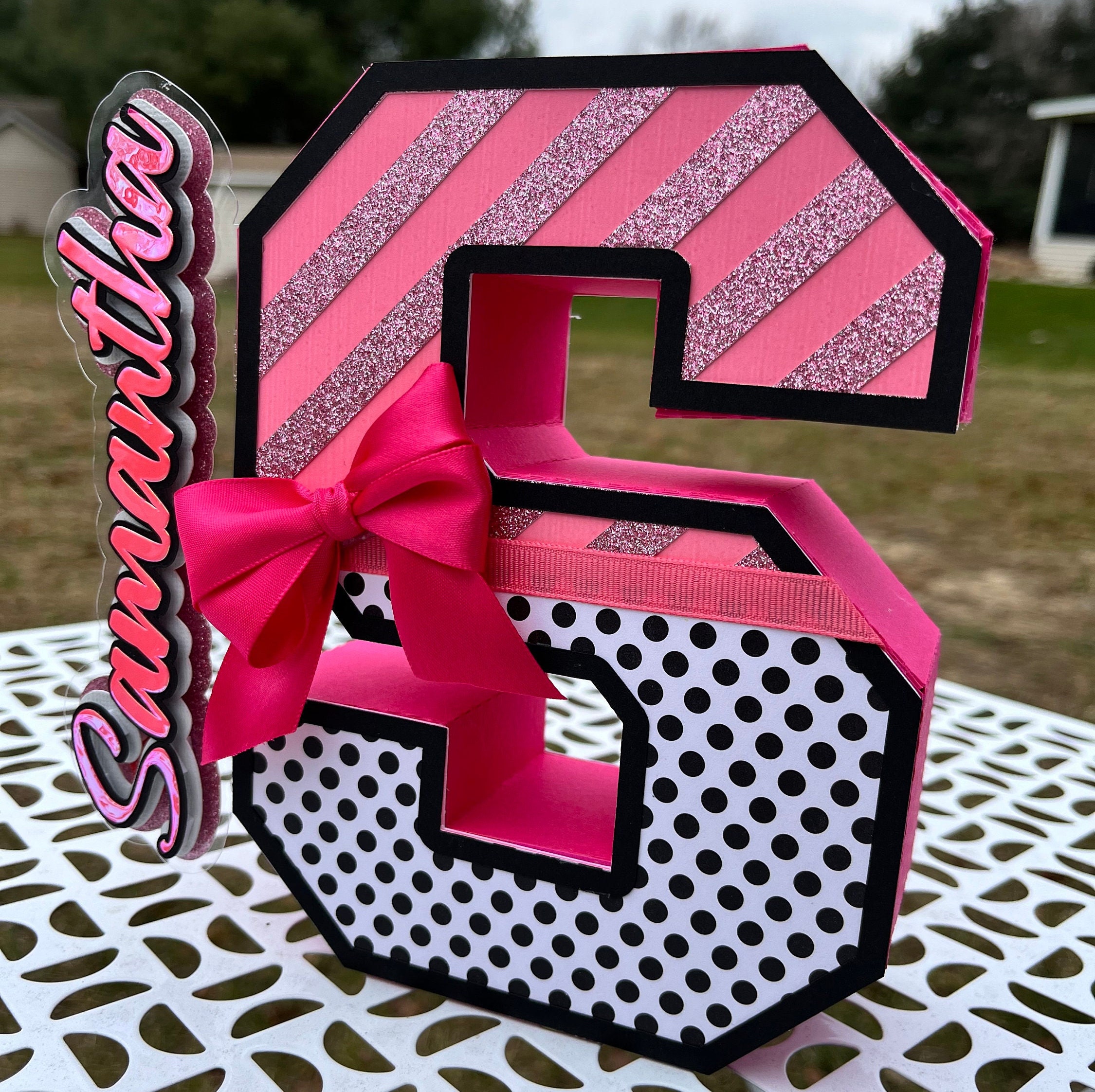 Customized 3D Number. Party Decorations. 3D Letter. 3D Box. - Etsy