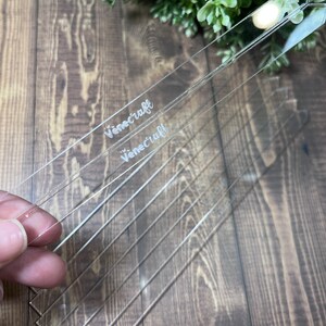 Clear Acrylic Cake Topper Sticks, Party Decoration, Personalized ...