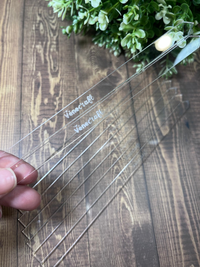 Clear Acrylic Cake Topper Sticks Party Decoration - Etsy