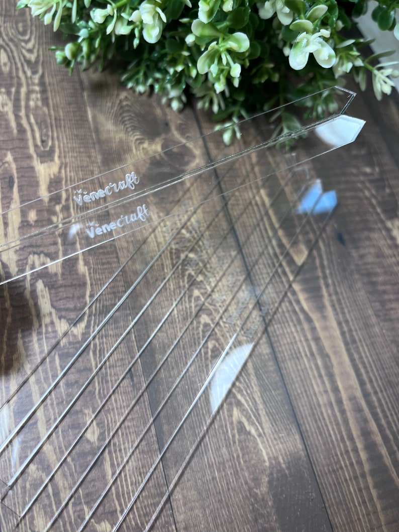 Clear Acrylic Cake Topper Sticks Party Decoration - Etsy