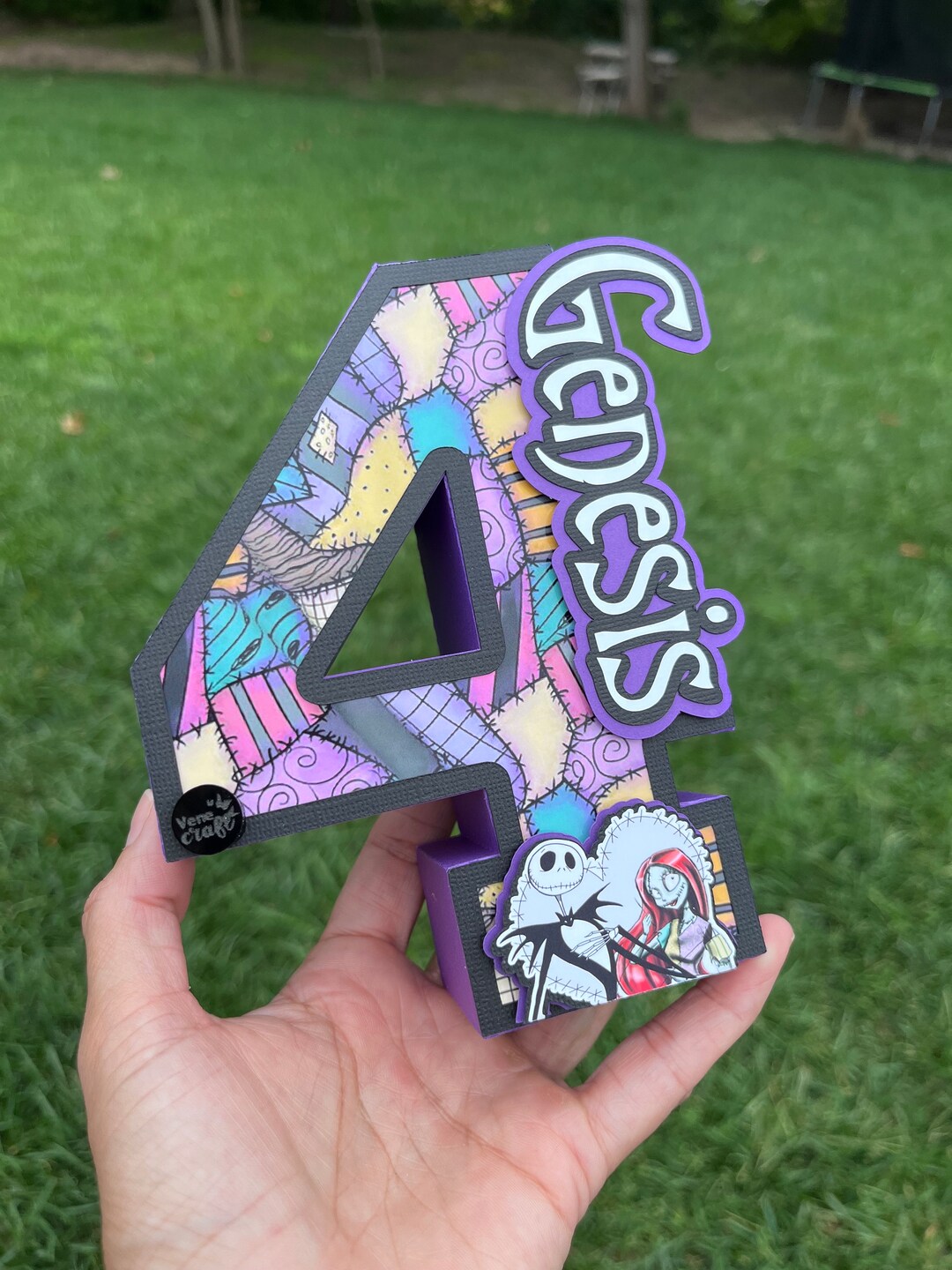 Halloween 3D Number. Party Decorations. Halloween 3D Letter. Customized ...