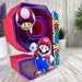 Mario Bros, 3D Number, Mario Bros Decoration, Mario Bros Custom 3D ...