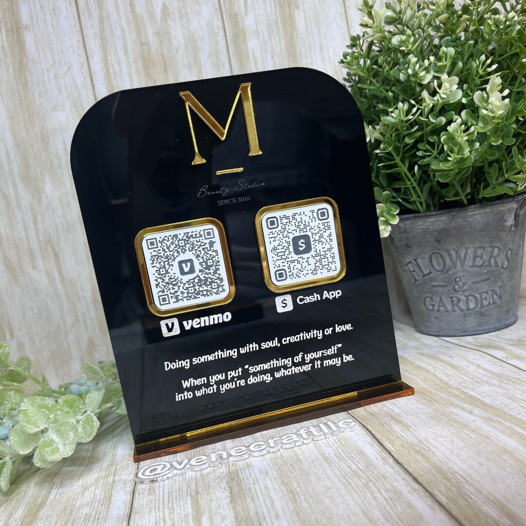 QR Code Sign. Social Media Sign. Lets Get Social. Customized QR Code ...