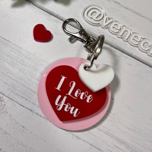 Valentine’s Day Gift. Smart Keychain. Acrylic Smart Keychain. Tap to ...