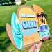 Retro Combi Cake Topper. Party Decoration. Groovy Girl Topper. Hippie ...
