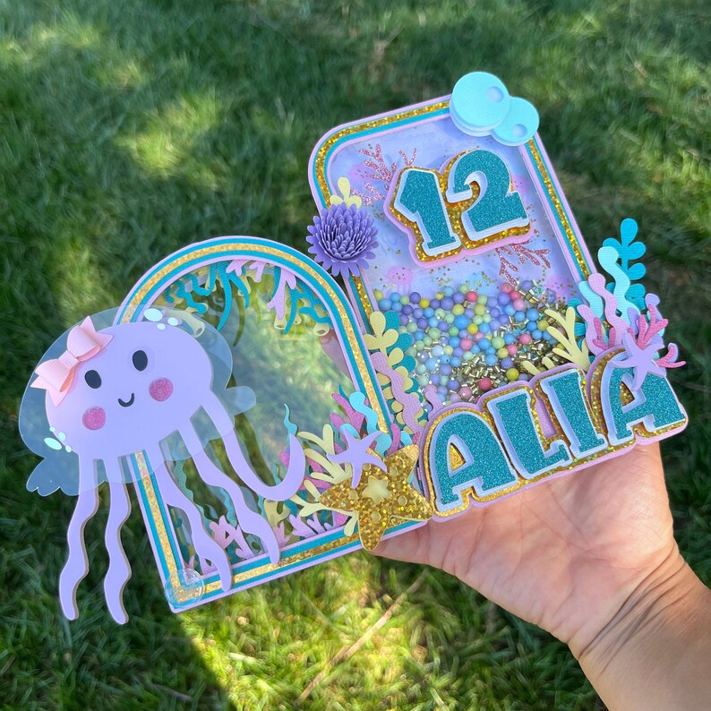 Jellyfish Cake Topper. Party Decoration. Medusa Cake Topper. - Etsy