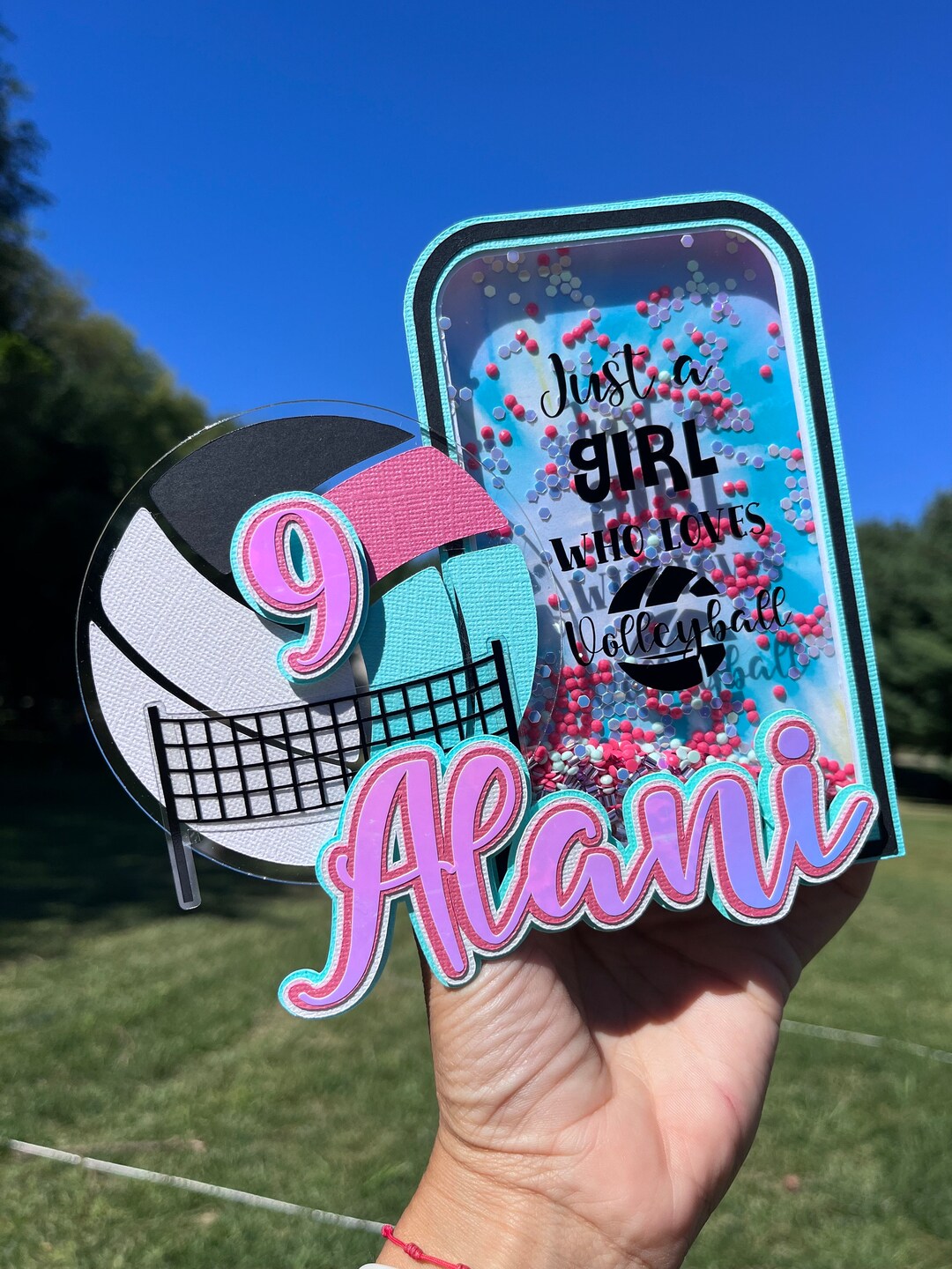 Volleyball Girl Cake Topper. Party Decoration. Volleyball Cake Topper ...