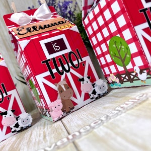 Farm Milk Box. Farm Girl Favor Boxes.farm Girl Party. Baby Shower ...
