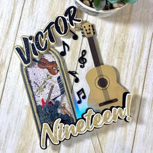 Music Cake Topper. Party Decoration. Musical Cake Topper. Music ...