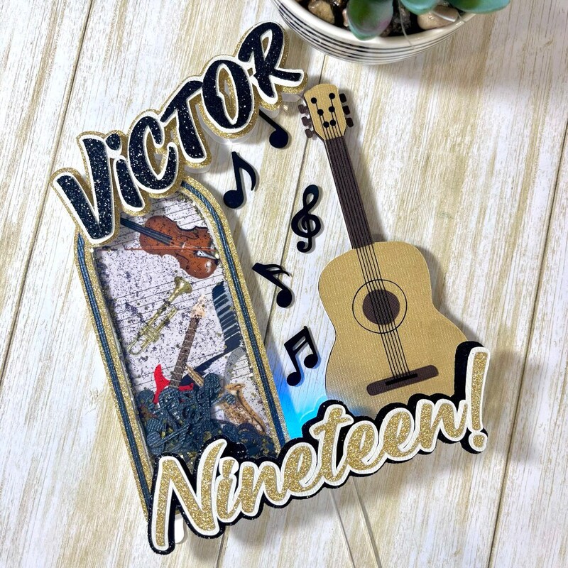Music Cake Toppers - Etsy