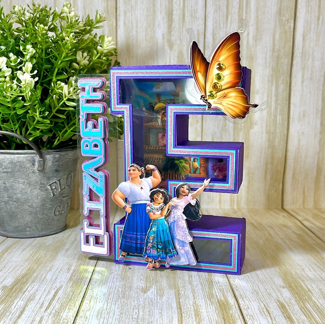 Encanto 3D Letter. Party Decoration. Encanto 3D Number. Mirabel ...