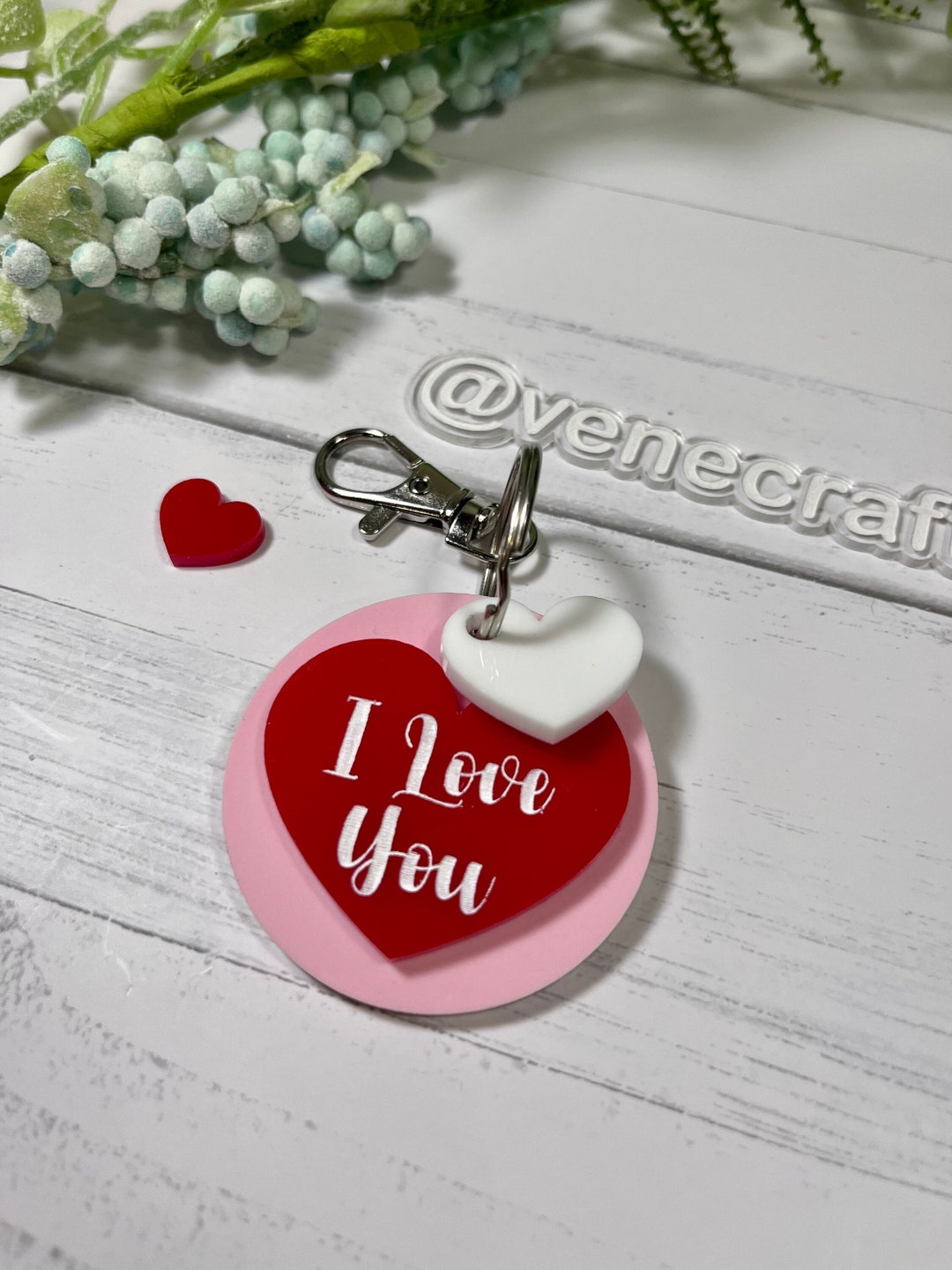 Valentine’s Day Gift. Smart Keychain. Acrylic Smart Keychain. Tap to ...