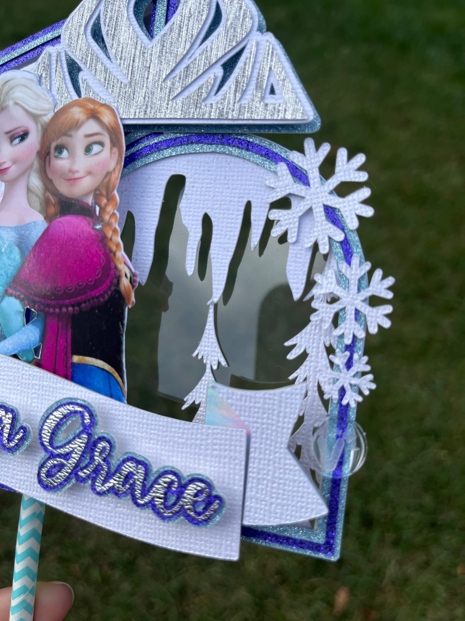 Frozen Cake Topper. Party Decoration. Frozen Disney Birthday. - Etsy