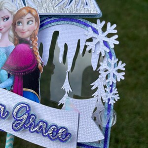 Frozen Cake Topper. Party Decoration. Frozen Disney Birthday. Elsa and ...