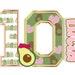 Avocado 3D Letter. Party Decoration. Avocado 3D Number. Cute - Etsy