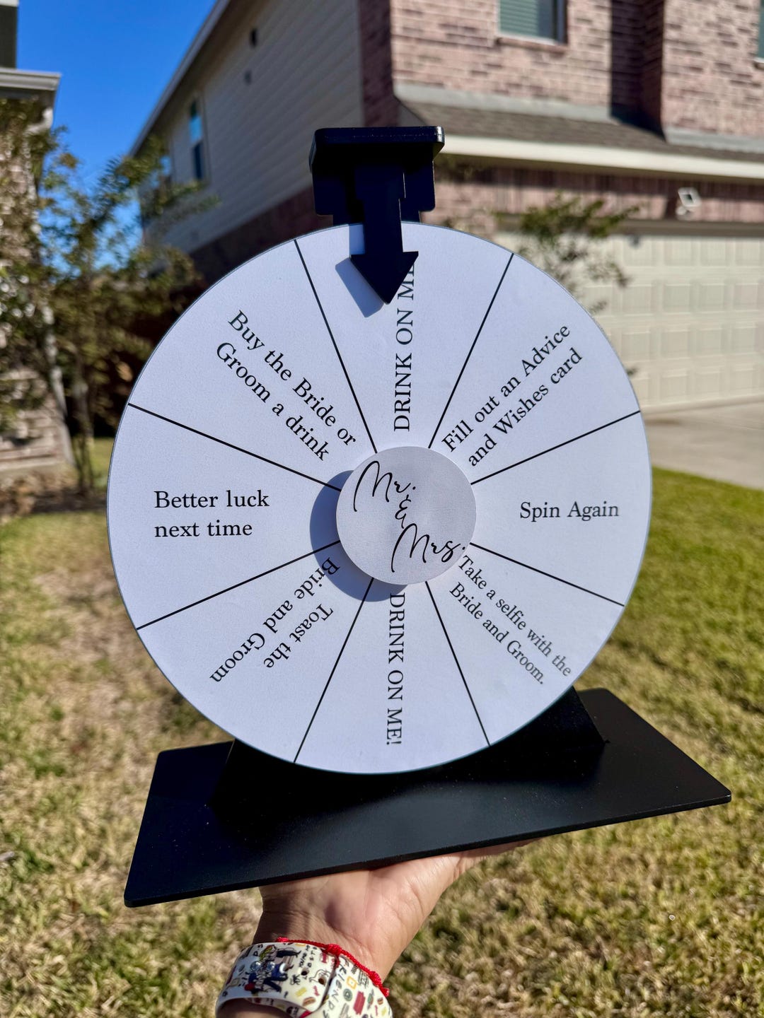 Party Games Fortune Wheel. Custom Prize Roulette. Wedding Fun. Spin the ...