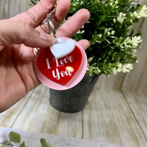 Valentine’s Day Gift. Smart Keychain. Acrylic Smart Keychain. Tap to ...