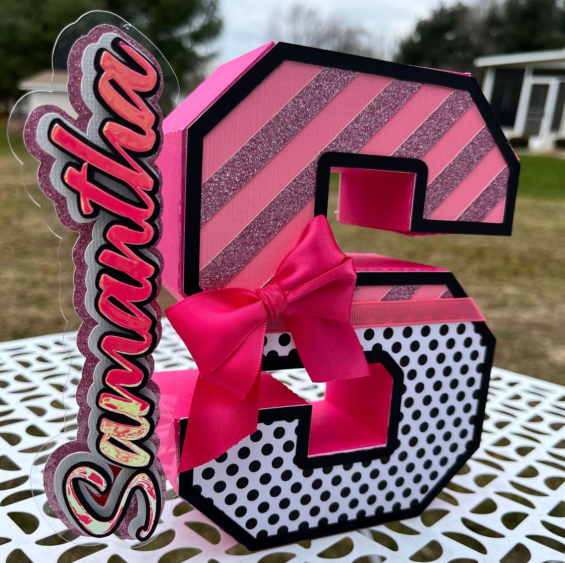 Customized 3D Number. Party Decorations. 3D Letter. 3D Box. - Etsy