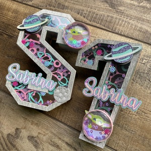 Shadow Box 3D Number. Party Decoration. Baby 3D Letter. - Etsy