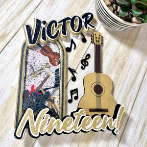 Music Cake Topper. Party Decoration. Musical Cake Topper. Music ...