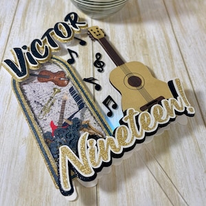 Music Cake Topper. Party Decoration. Musical Cake Topper. Music ...