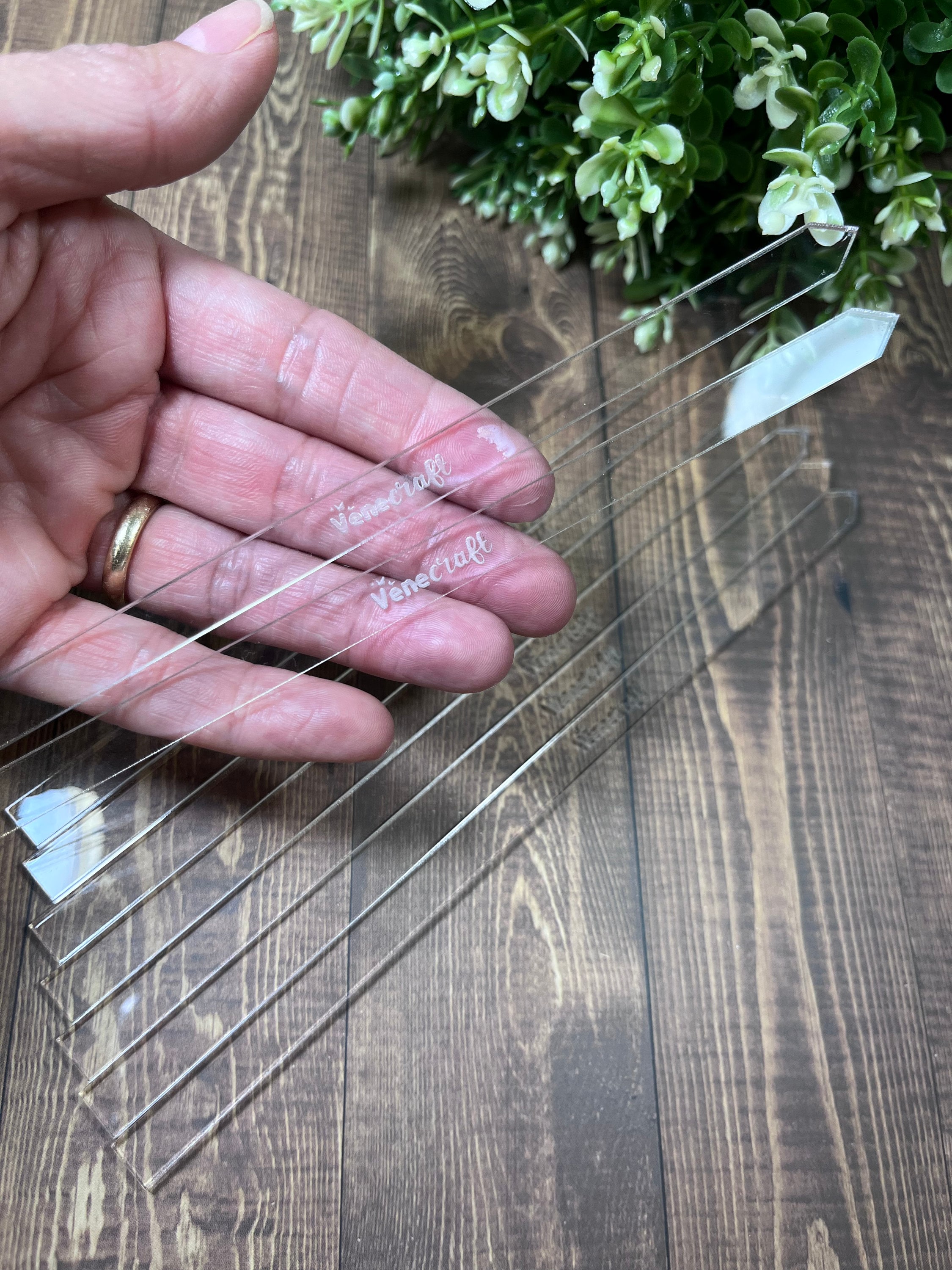 Clear Acrylic Cake Topper Sticks Party Decoration - Etsy