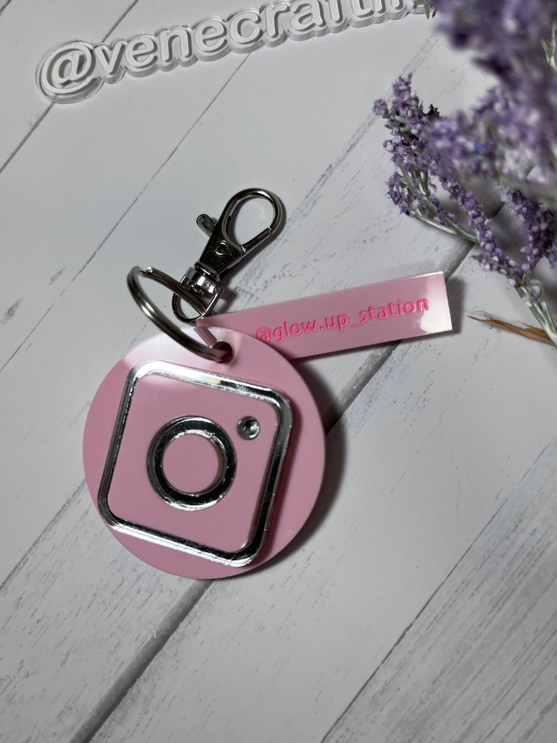 Smart Business Keychain Instagram Profile Keychain Scannable - Etsy