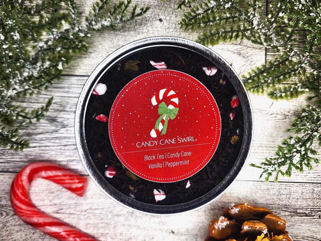 Candy Cane Swirl Tea ~ Peppermint Vanilla Candy Cane Black Tea ...