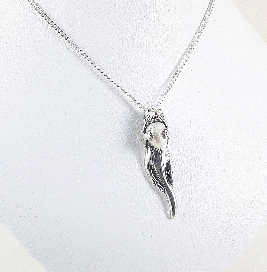 Otter With Pearl Necklace - Etsy