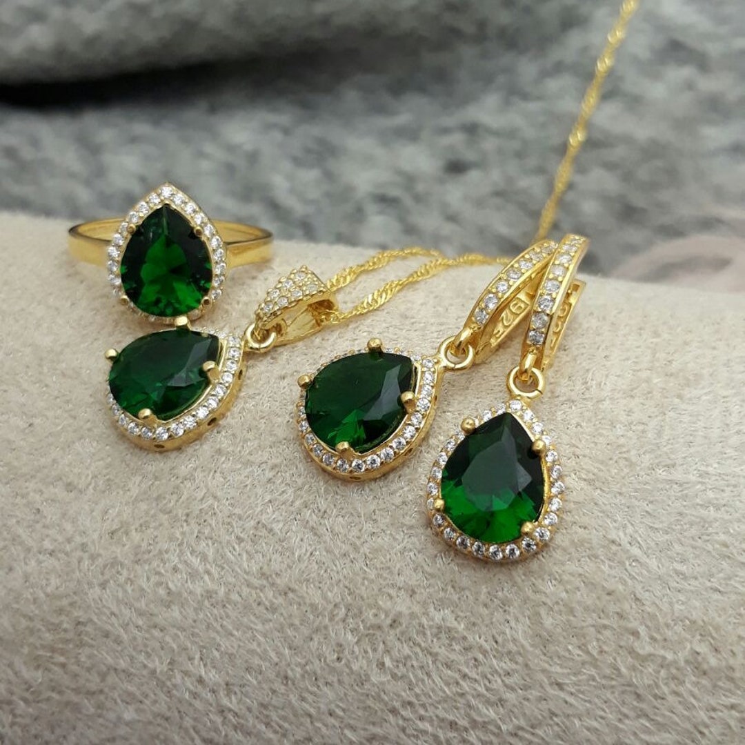 Green Set , Green Wedding Set,green Wedding , Bridesmaid Sets ...