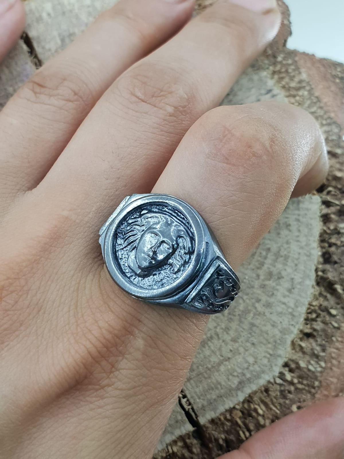 Ancient Coin Ring, Medusa Ring, Men Jewelry, Women Jewellery, Men Ring ...