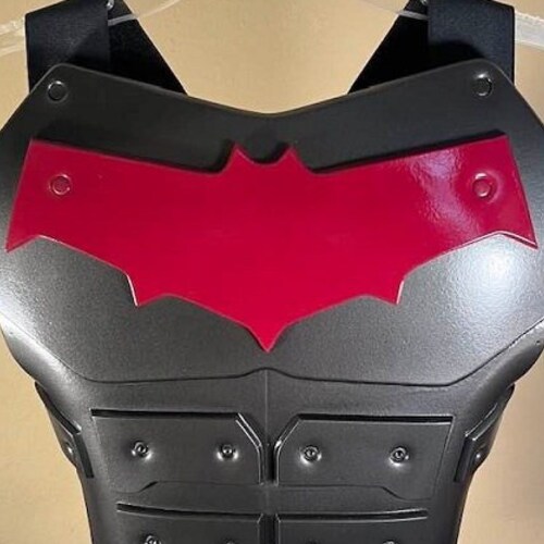 Red Hood Cosplay Costume Body Armor Chest Vest Adjustable - Etsy