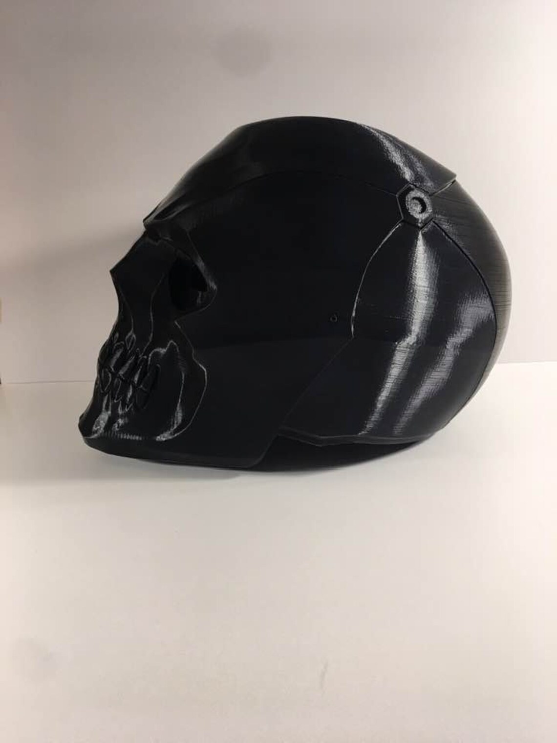 Raw Black Mask Full Helmet Front and Back 3D Printed - Etsy