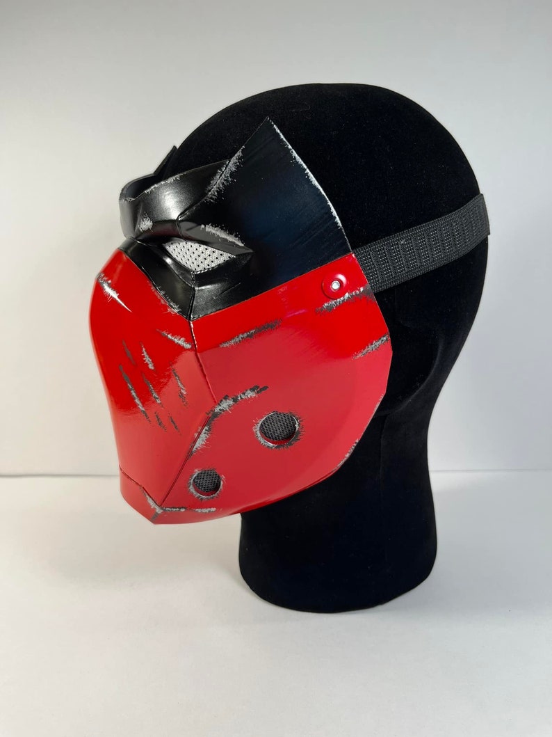 Red Hood Outlaw Cosplay: Chest Armor and Mask Combo - Etsy