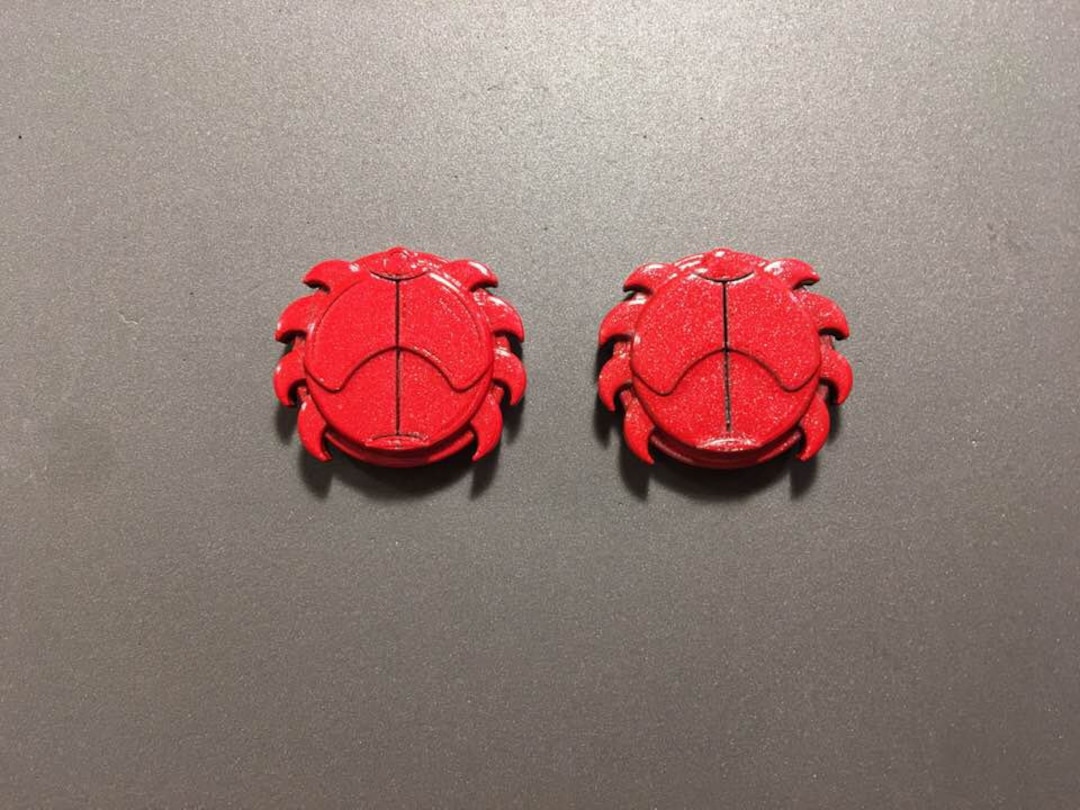 Spider Tracers Set of 2 With Magnets. Metallic Red or Colors of Your ...