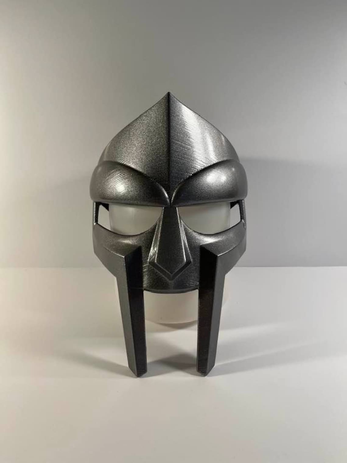 MF Doom Gladiator Mask Dark Steel silver Color With - Etsy