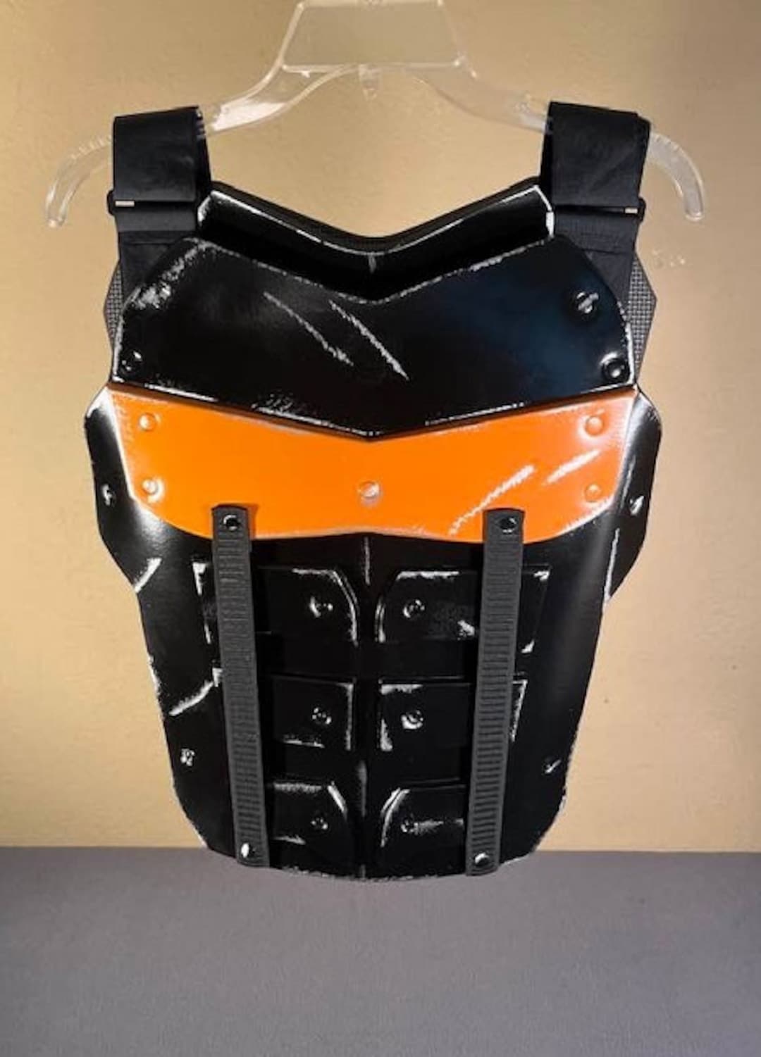Deathstroke Deluxe Chest Cosplay Front and Back Body Armor Matte Black ...