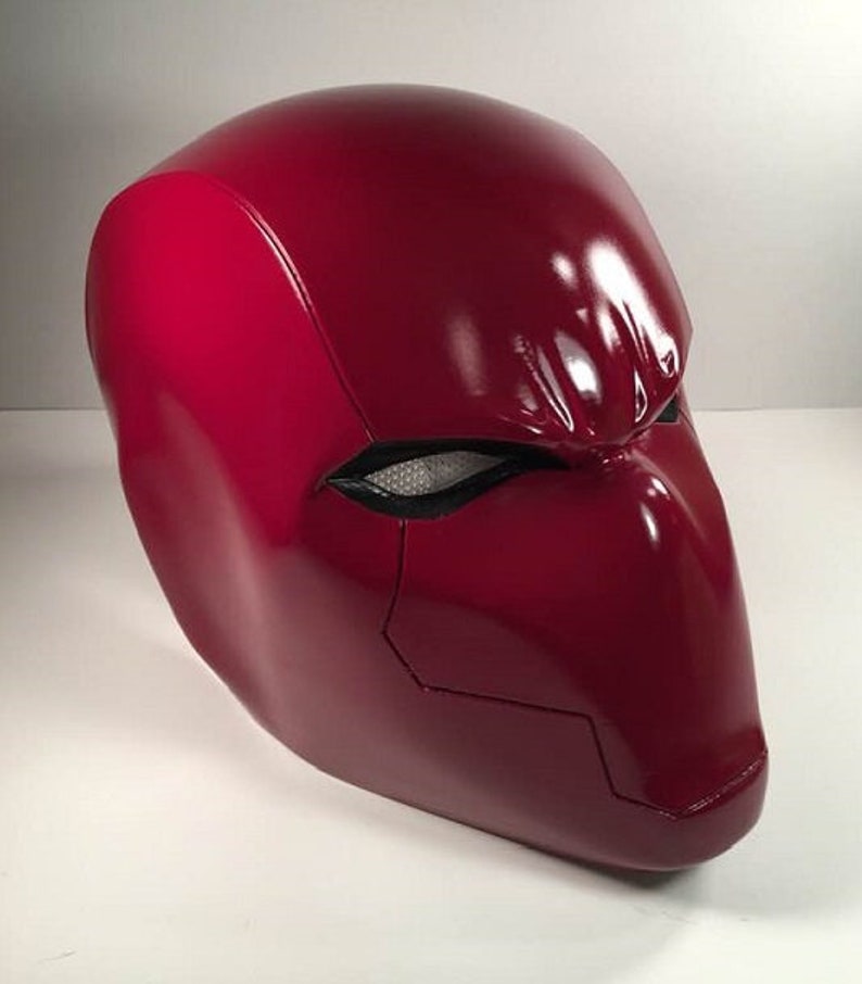 Red Hood Helmet Rebirth Version Cosplay Burgundy 2 Pieces - Etsy