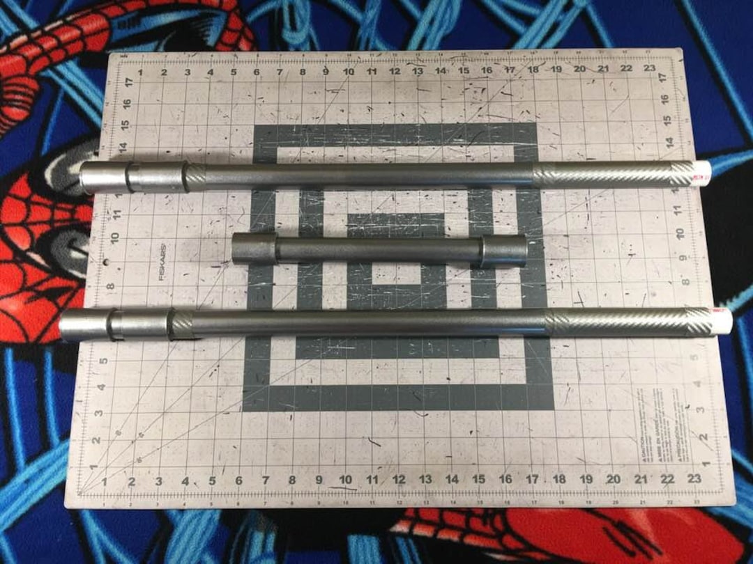 Nightwing Bo Staff: Silver Carbon Fiber, Convention Safe Cosplay Prop ...