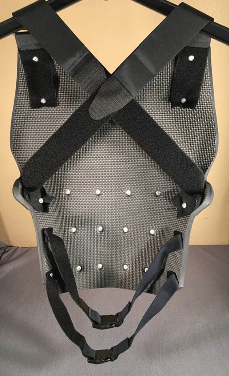 Red Hood Cosplay Costume Body Armor Chest Vest Adjustable Straps - Etsy