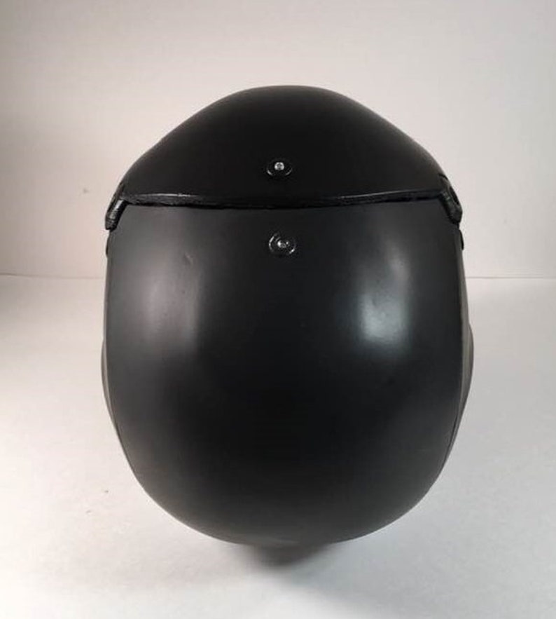 Black Mask Cosplay Full Helmet Matte Black Costume Comics - Etsy