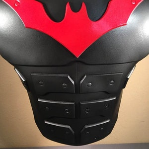 Bat Beyond Azrael COMBO SET Cosplay Chest Body Armor & Bo Staff Costume ...