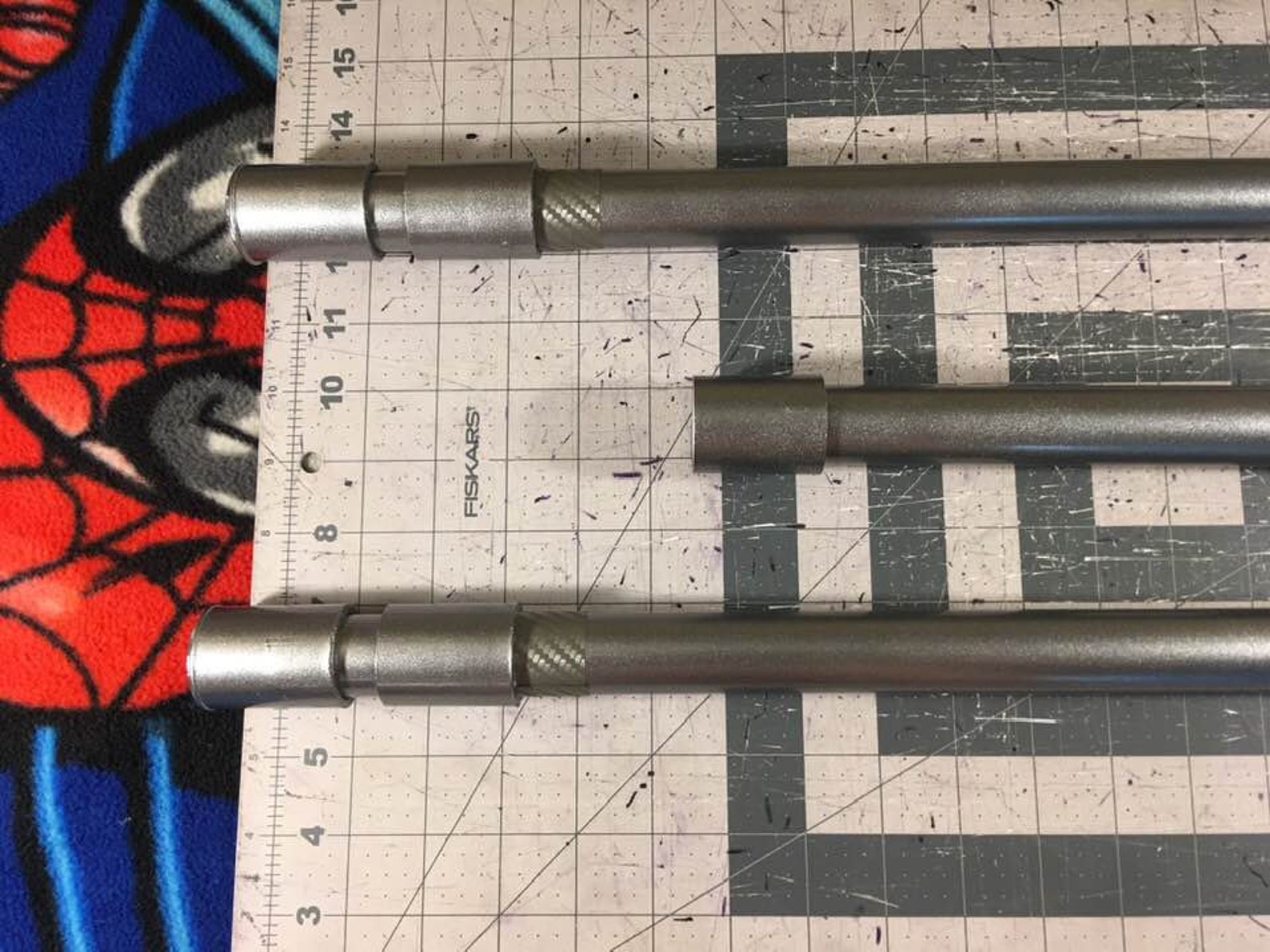 Nightwing Bo Staff: Silver Carbon Fiber, Convention Safe Cosplay Prop ...