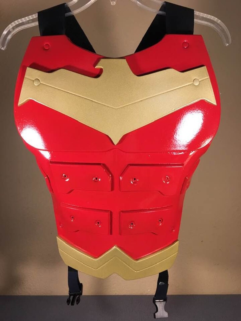 Wonder Man Cosplay Chest Vest Body Armor Costume Woman Comics Halloween ...